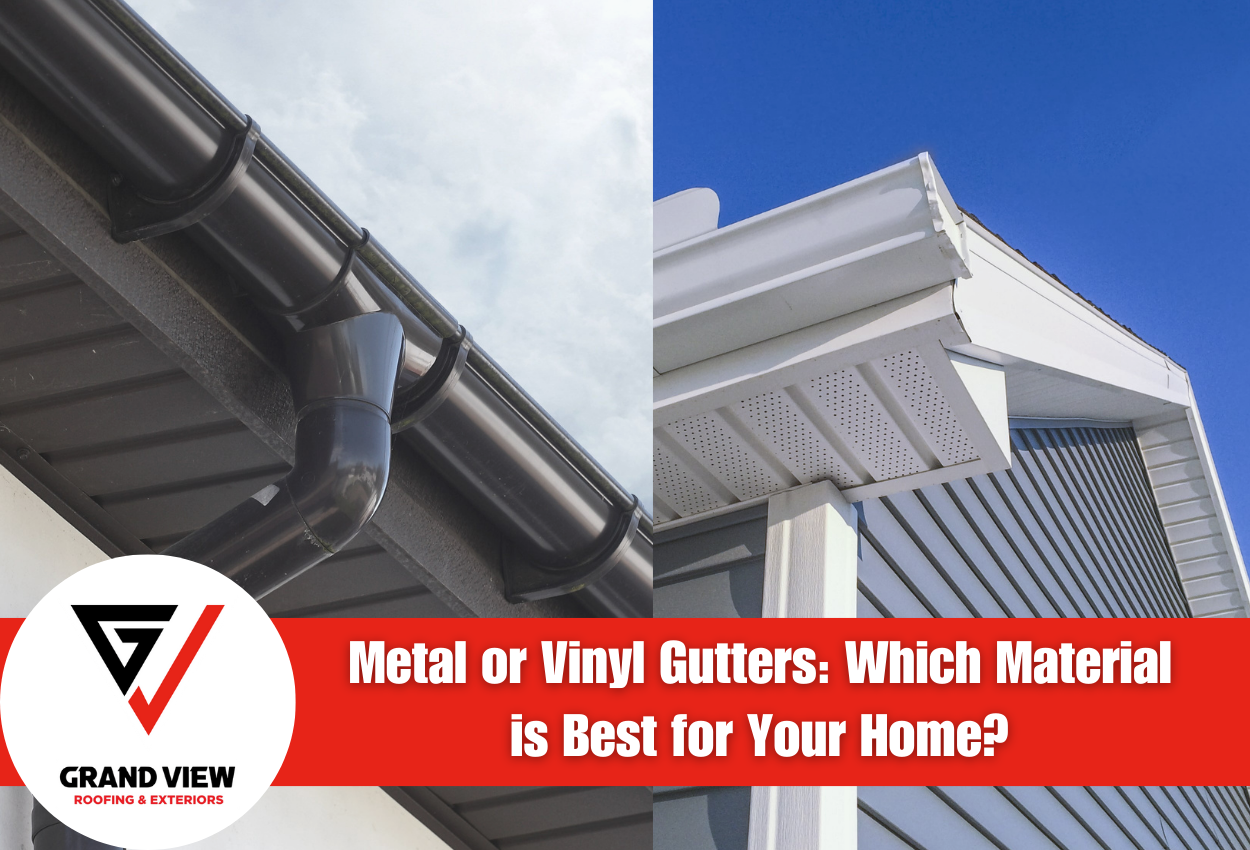 Metal or Vinyl Gutters: Which Material is Best for Your Home?